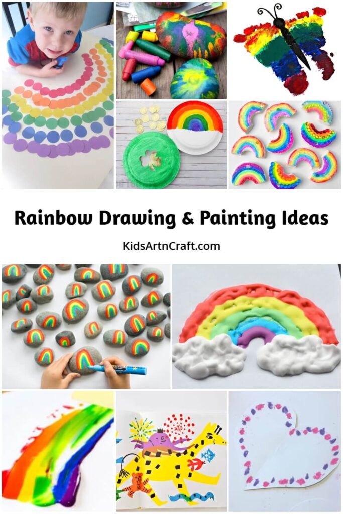 Rainbow Drawing & Painting Ideas - Kids Art & Craft