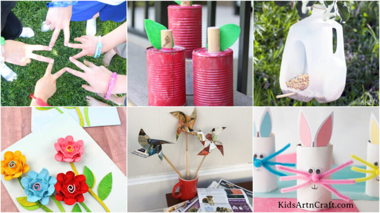 Recycling Activities for Kindergarten Kids - Kids Art & Craft