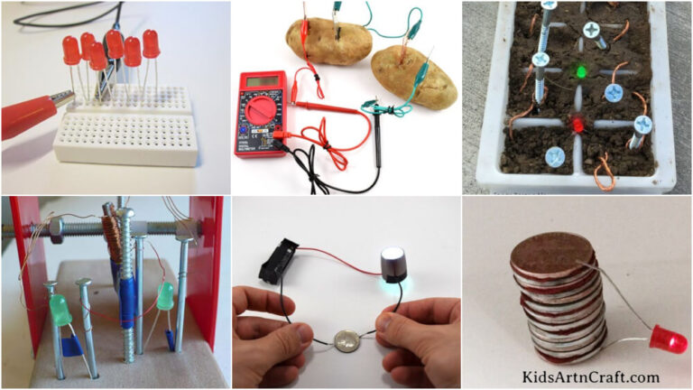 Safe Electricity Experiments for Kids - Kids Art & Craft