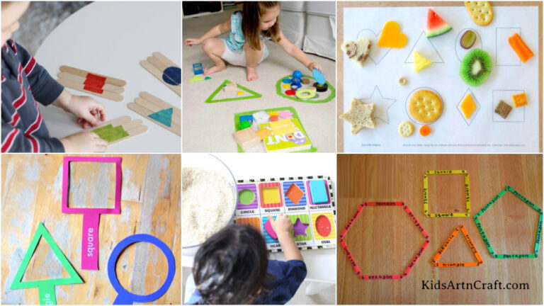 Shapes Learning & Activities For Kids - Kids Art & Craft