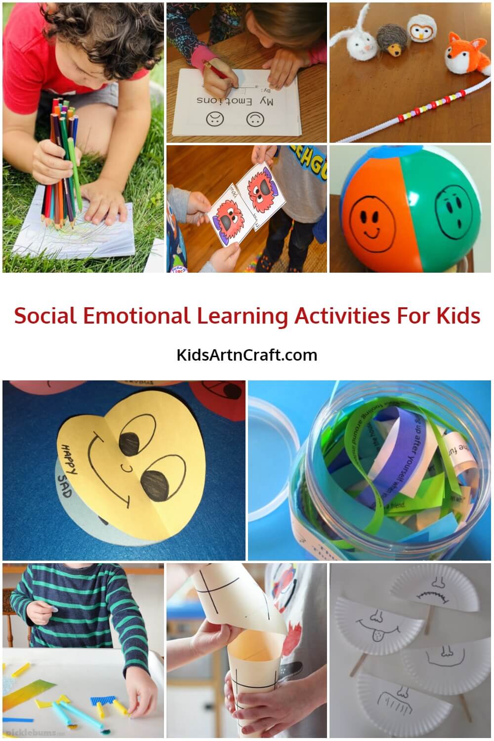 Social Emotional Learning Activities For Kids - Kids Art & Craft