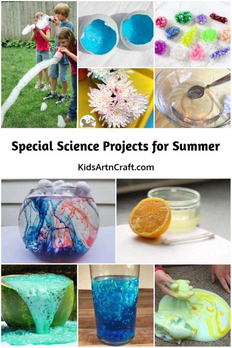 Special Science Projects for Summer - Kids Art & Craft
