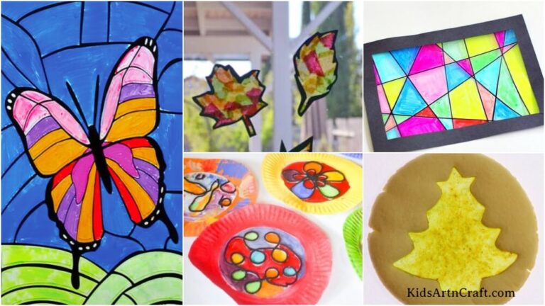 Stained Glass Crafts For Kids - Kids Art & Craft