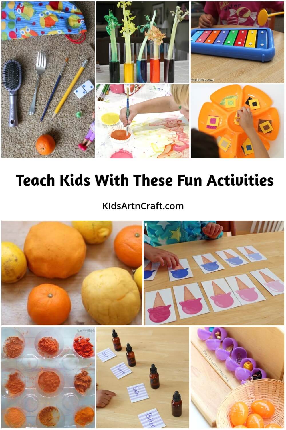 Teach Kids the Five Senses With These Fun Activities - Kids Art & Craft