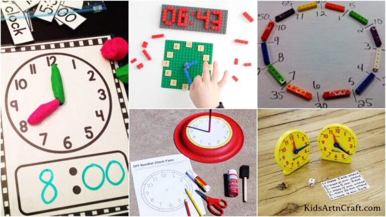 Telling Time Activities for Kids - Kids Art & Craft