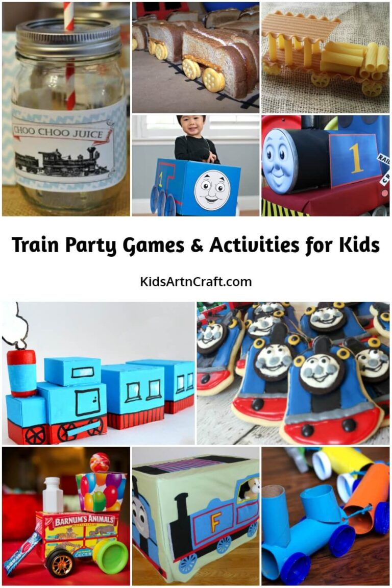 Train Party Games & Activities for Kids - Kids Art & Craft