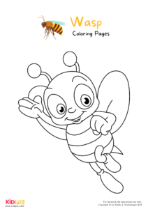 Wasp Coloring Pages For Kids – Free Printables - Kids Art & Craft