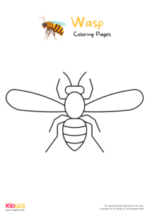 Wasp Coloring Pages For Kids – Free Printables - Kids Art & Craft