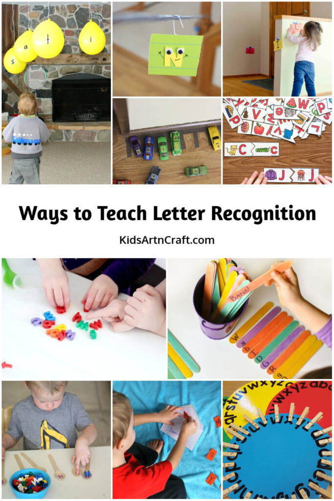 Fun Ways to Teach Letter Recognition - Kids Art & Craft