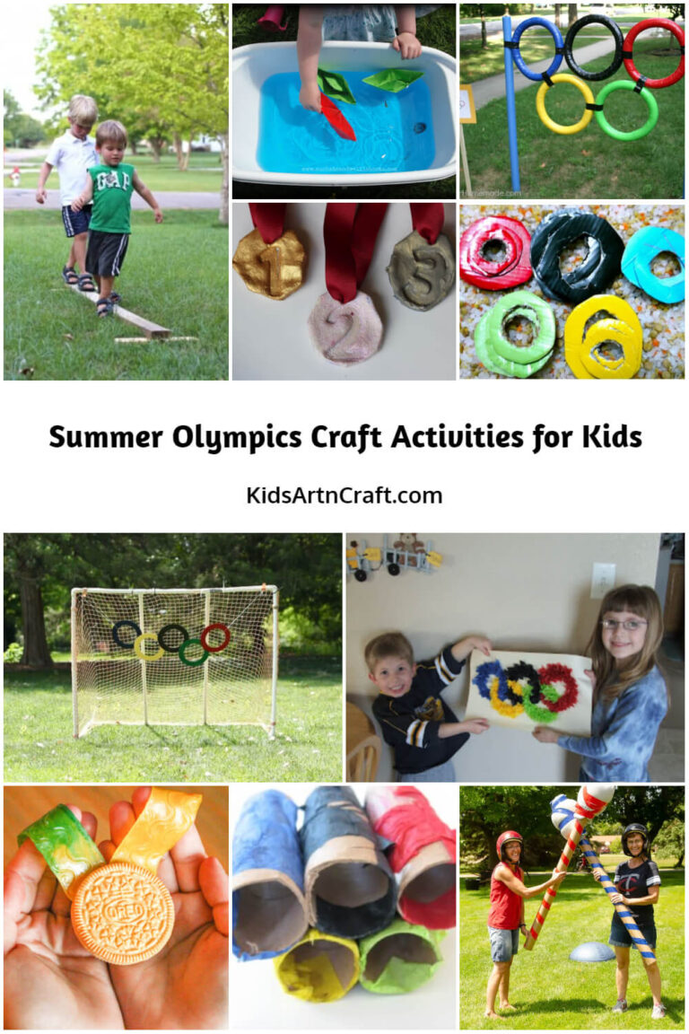 Summer Olympics Art And Craft Activities for Kids (2023) - Kids Art & Craft