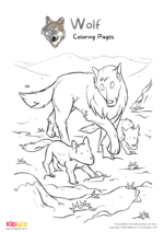 Wolf Coloring Pages For Kids – Free Printables - Kids Art & Craft