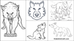 Wolf Coloring Pages For Kids – Free Printables - Kids Art & Craft