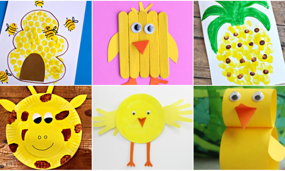 Yellow Crafts For Kids - Kids Art & Craft