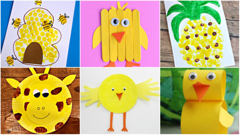 Yellow Crafts For Kids - Kids Art & Craft