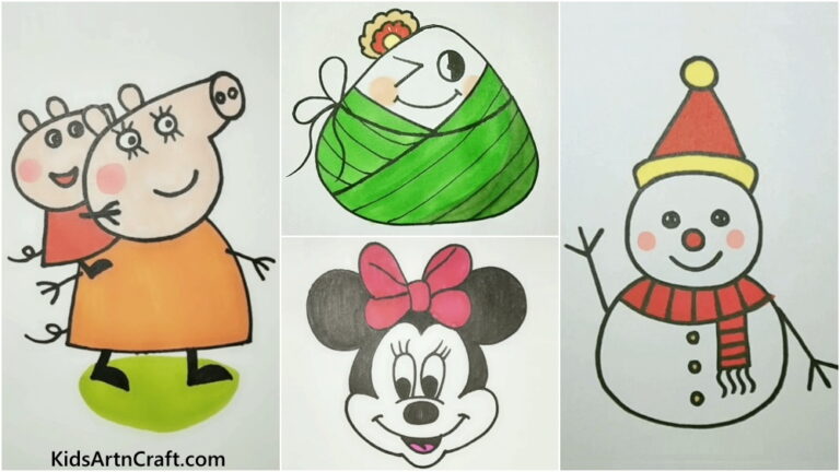 Easy Drawing For Kids To Improve Their Skills - Kids Art & Craft