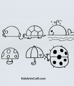 70 Easy Drawings For Kids to Practice - Kids Art & Craft