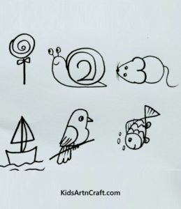 70 Easy Drawings For Kids to Practice - Kids Art & Craft