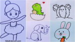 Easy Drawing Ideas For 4 Year Old Kids - Kids Art & Craft