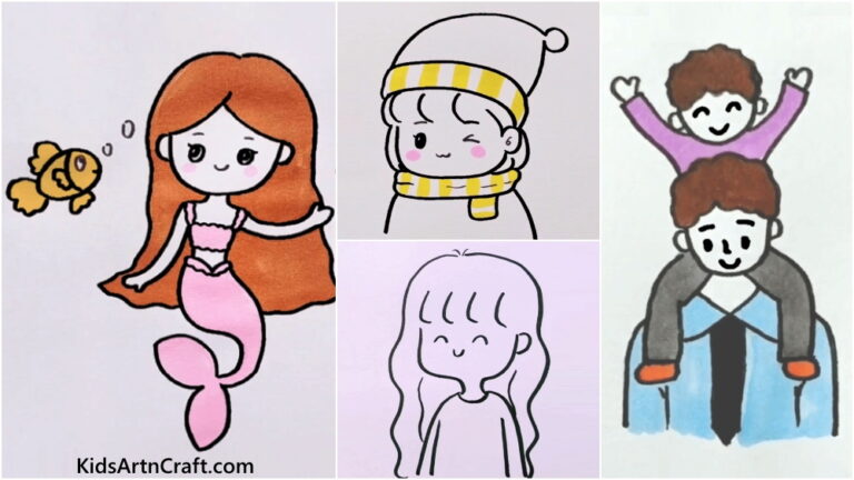 Easy Peasy & Fun Drawing For Kids - Kids Art & Craft