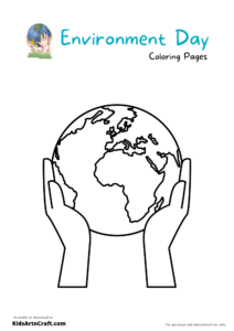 World Environment Day Coloring Pages For Kids – Free Printables - Kids ...