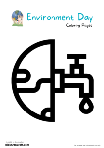 World Environment Day Coloring Pages For Kids – Free Printables - Kids ...