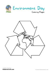 World Environment Day Coloring Pages For Kids – Free Printables - Kids ...