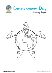 World Environment Day Coloring Pages For Kids – Free Printables - Kids ...