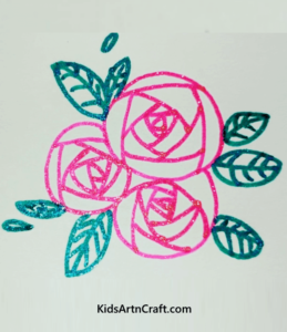 Glitter Drawing Ideas For Kids - Kids Art & Craft