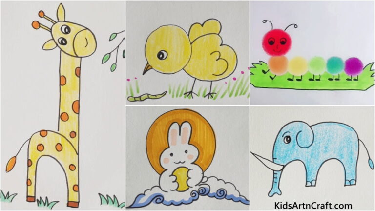 Kids Drawing: Show Some Love To Animals - Kids Art & Craft