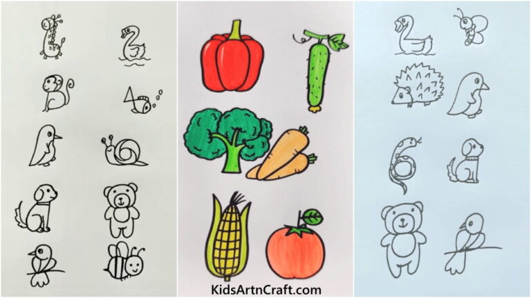 Easy & Cool Tricks To Draw for Kids - Kids Art & Craft