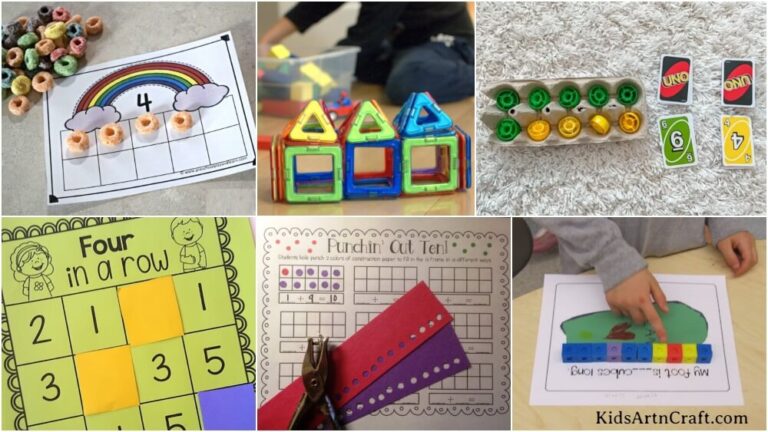 Math Activities for Preschoolers at Home - Kids Art & Craft