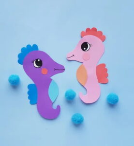 Seahorse Crafts & Activities For Kids - Kids Art & Craft