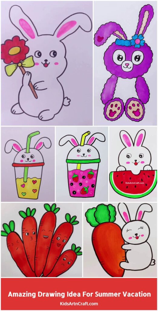 Amazing Drawing Ideas For Summer Vacation - Kids Art & Craft