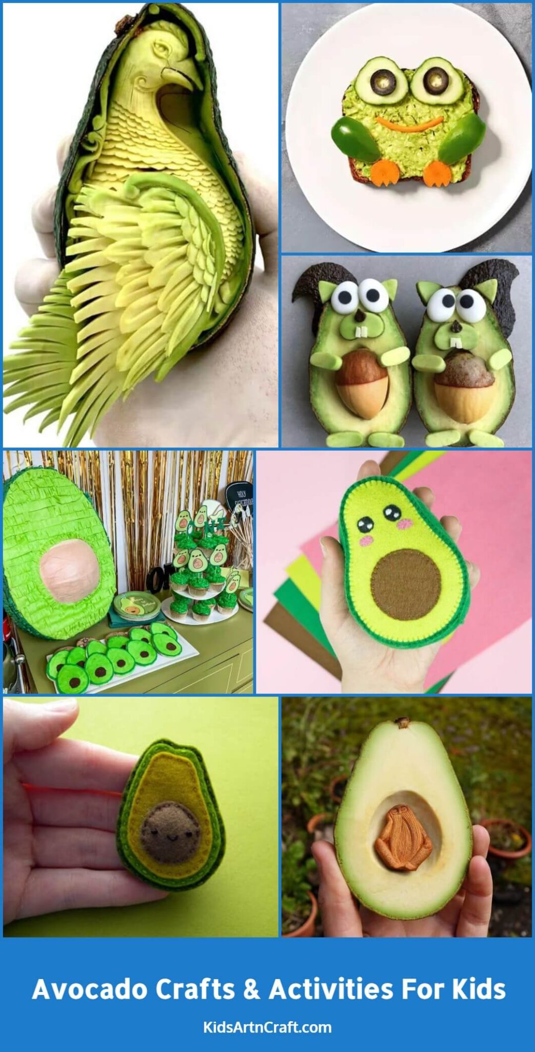 Avocado Crafts & Activities for Kids - Kids Art & Craft
