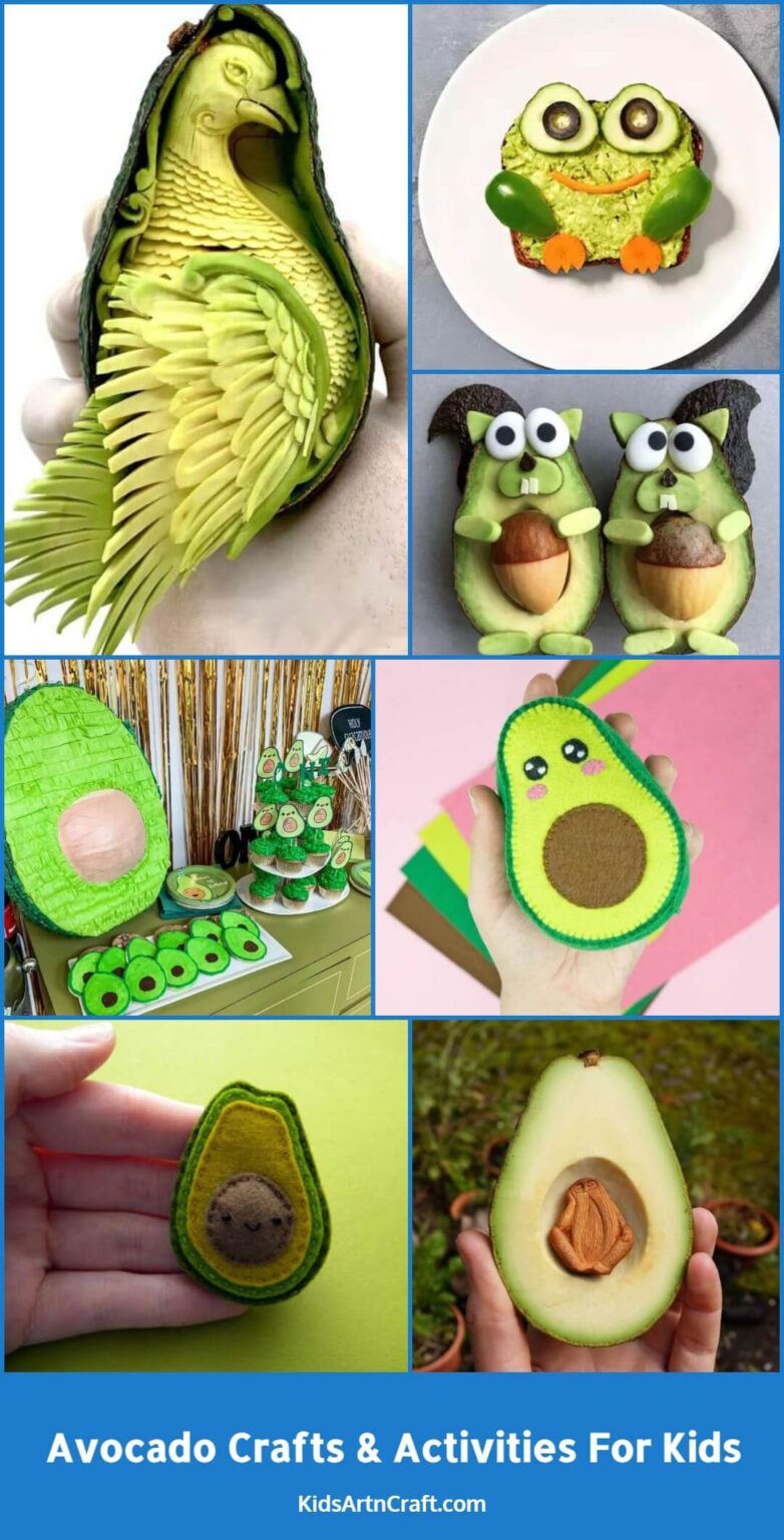 Avocado Crafts & Activities for Kids - Kids Art & Craft