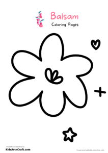 Balsam Coloring Pages For Kids – Free Printables - Kids Art & Craft
