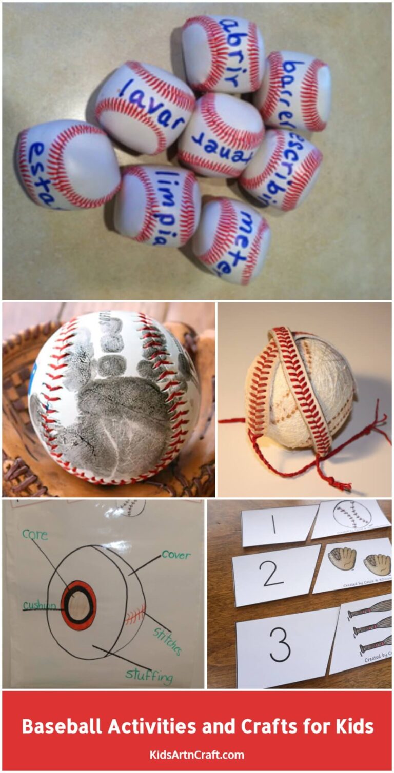 Baseball Activities and Crafts for Kids - Kids Art & Craft