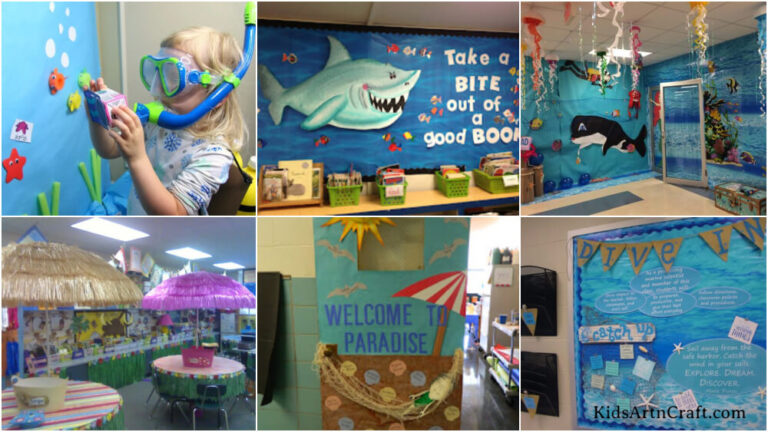 Beach Themed Classroom Decorating Ideas - Kids Art & Craft