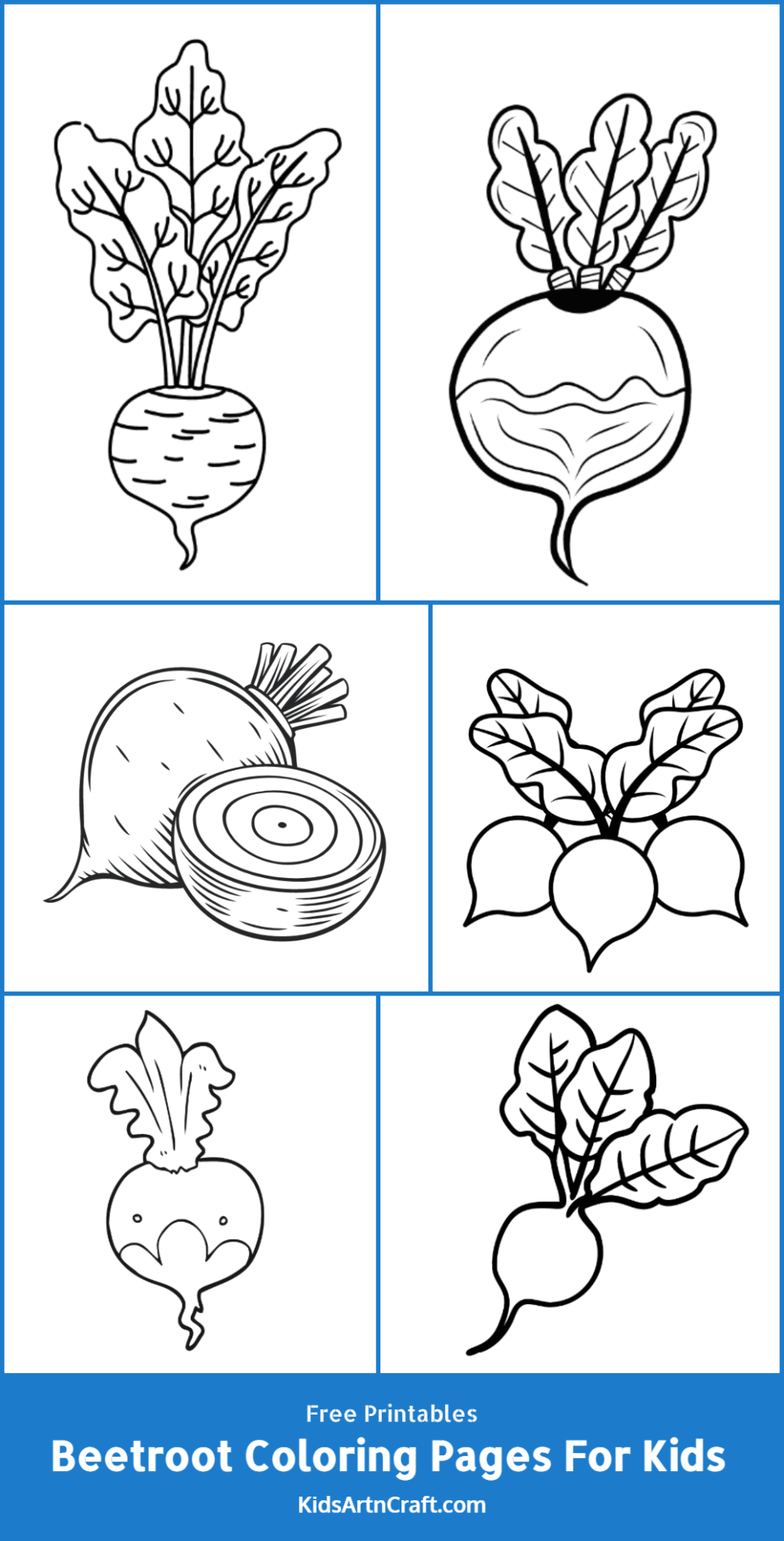 Beetroot Coloring Pages For Kids – Free Printables - Kids Art & Craft