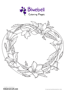 Bluebell Coloring Pages For Kids – Free Printables - Kids Art & Craft