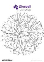 Bluebell Coloring Pages For Kids – Free Printables - Kids Art & Craft