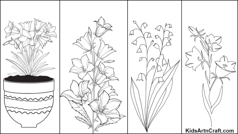 Bluebell Coloring Pages For Kids – Free Printables - Kids Art & Craft