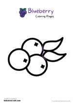 Blueberry Coloring Pages For Kids – Free Printables - Kids Art & Craft