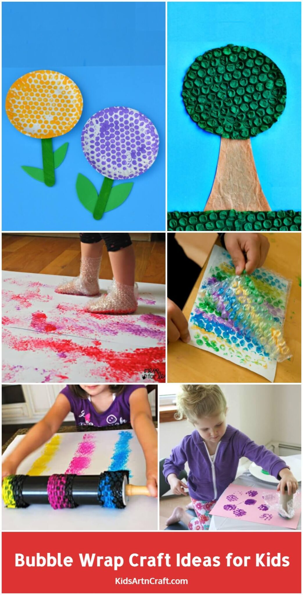 Bubble Wrap Craft Ideas for Kids - Kids Art & Craft