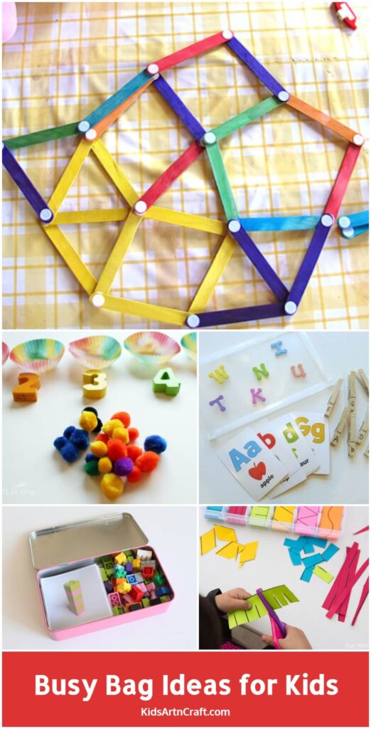 Busy Bag Ideas for Kids - Kids Art & Craft