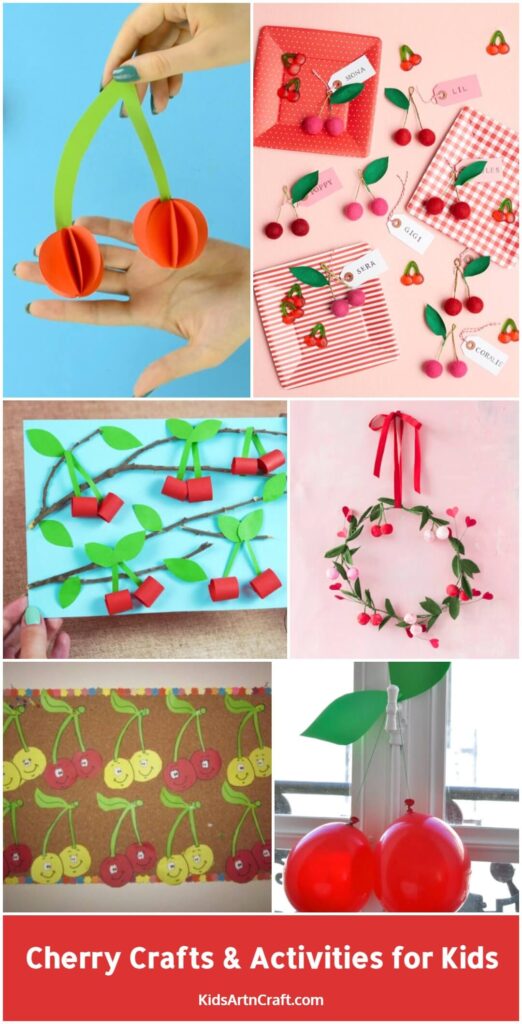 Cherry Crafts & Activities for Kids - Kids Art & Craft