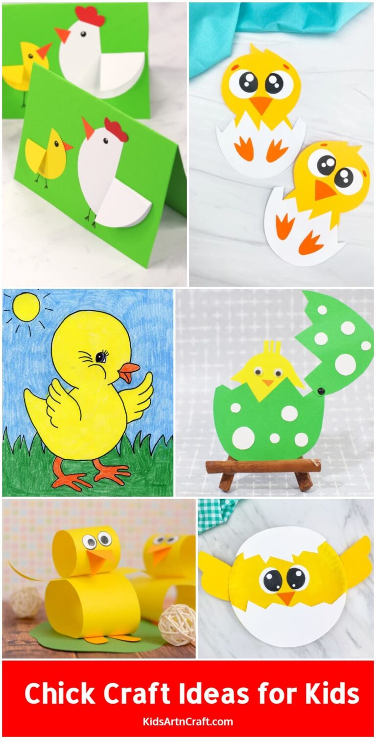 Easter Chick Craft Ideas for Kids - Kids Art & Craft