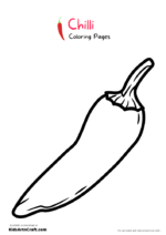 Chilli Coloring Pages For Kids – Free Printables - Kids Art & Craft