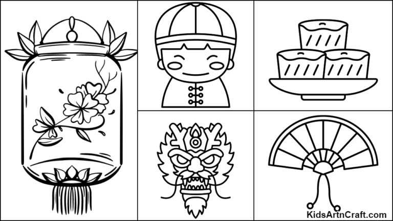 Chinese New Year Coloring Pages For Kids – Free Printables - Kids Art ...