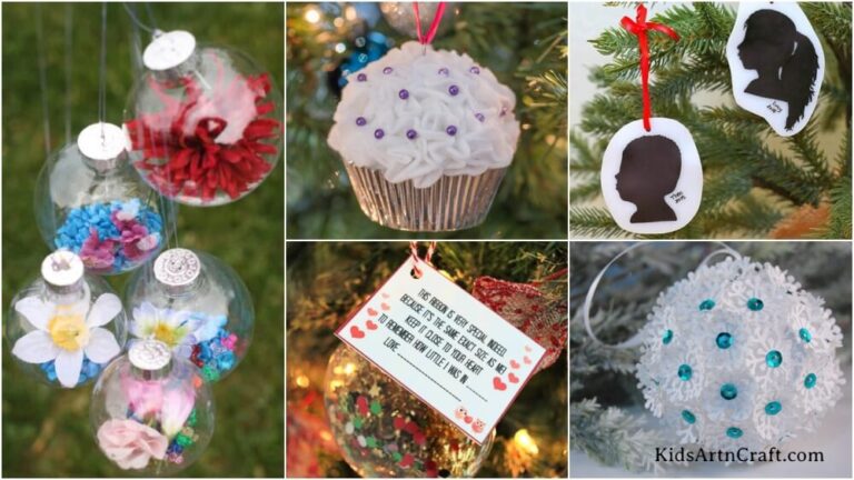 Christmas Ornament Crafts for Kids - Kids Art & Craft